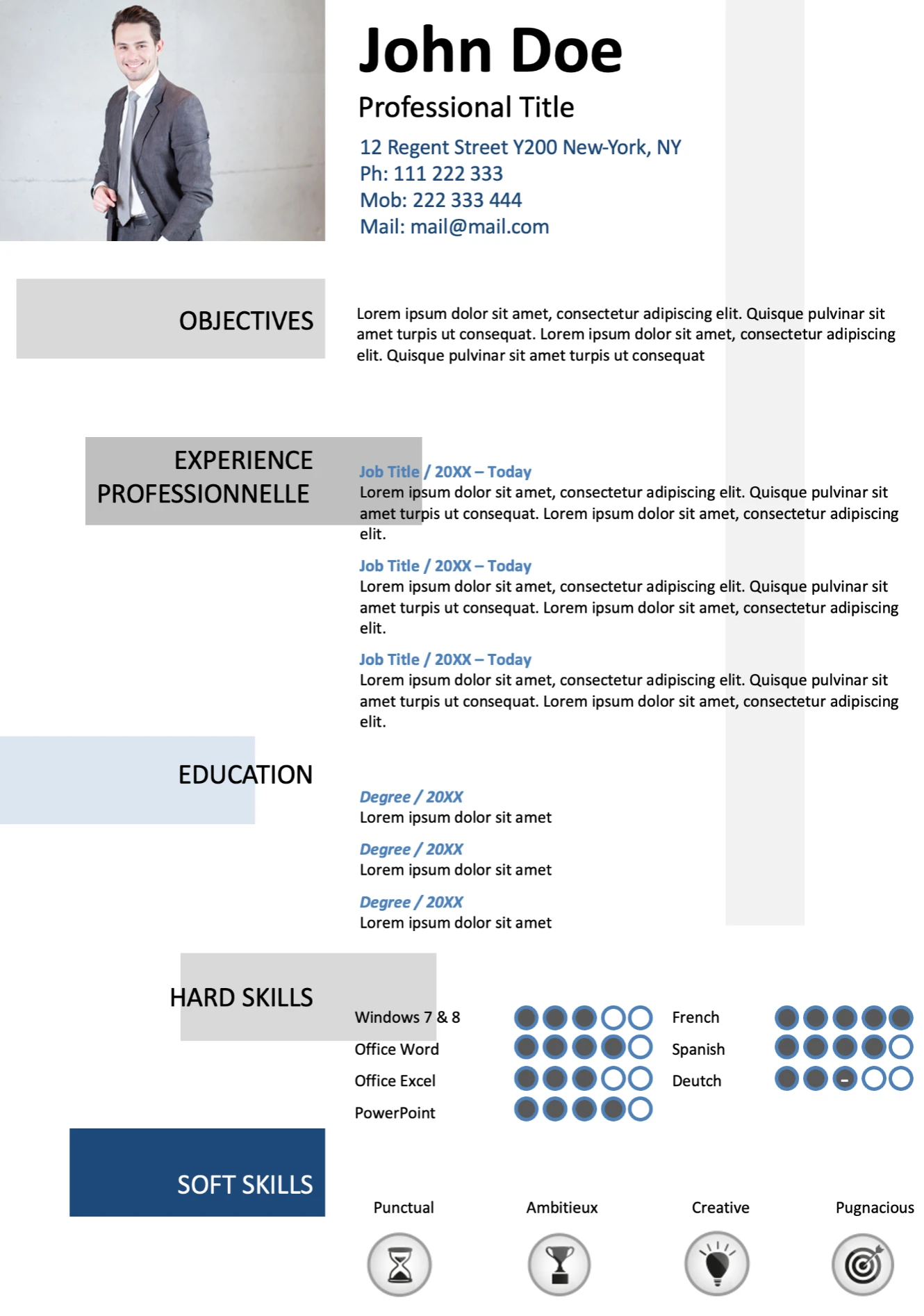 Blank Resume Resume Template — Professional & Editable Example